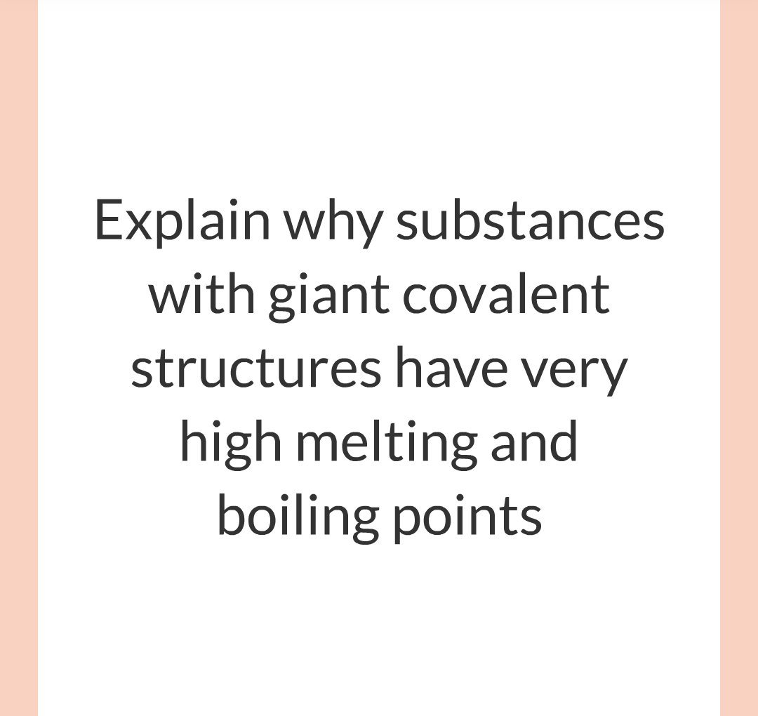 7 - Giant Covalent Structures
