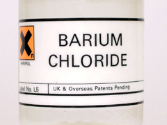 Barium chloride hazard data