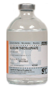 Sodium thiosulphate hazard data